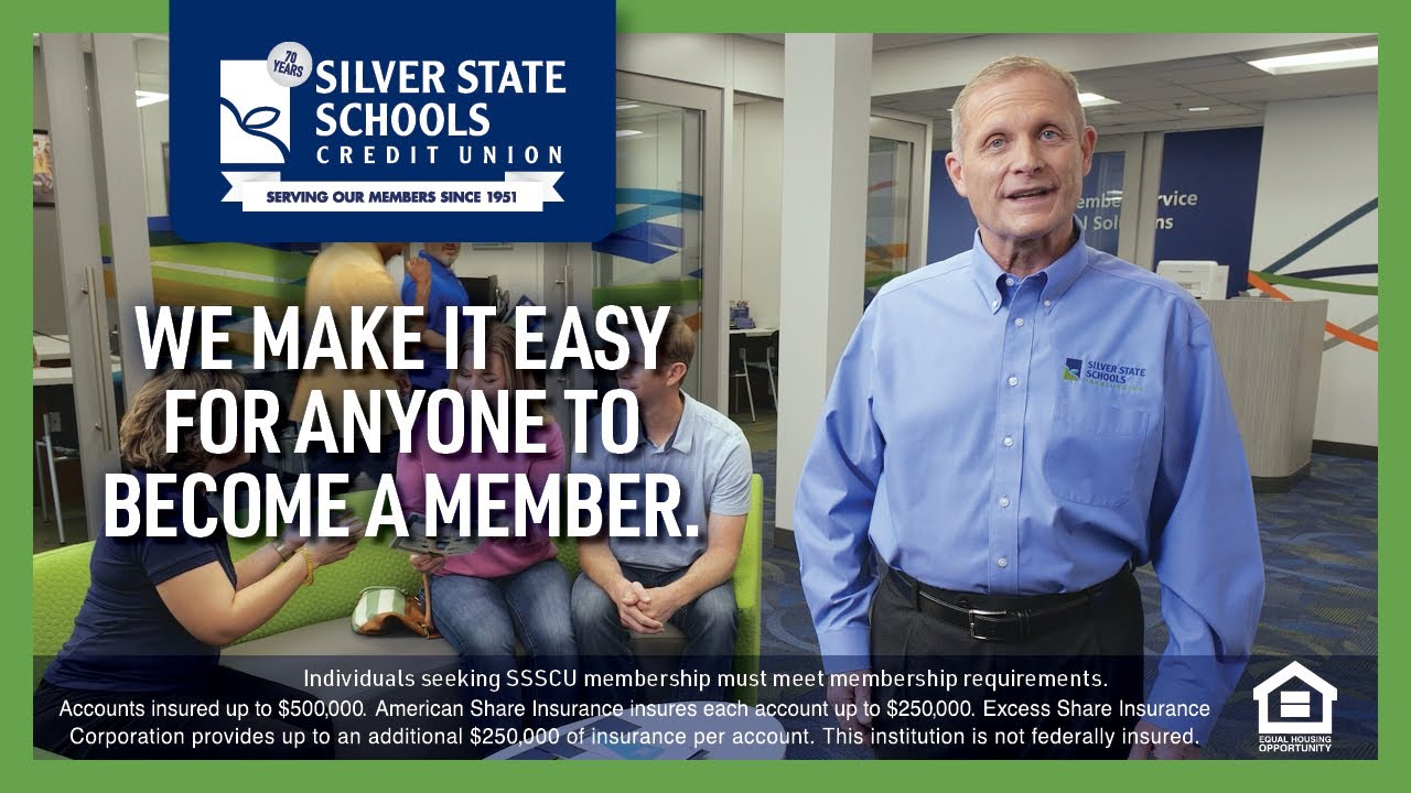 BECOME A MEMBER TODAY AT SILVER STATE SCHOOLS CREDIT UNION - YouTube