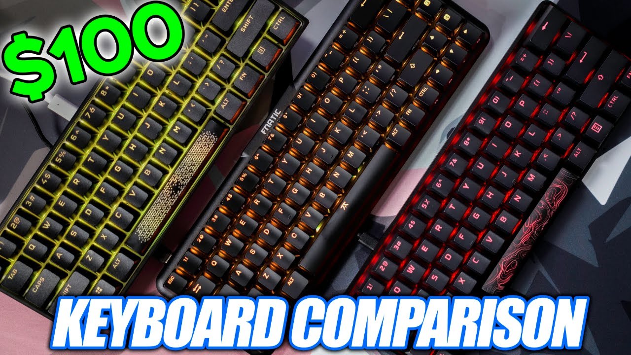 $100 60% Keyboard Comparison - What's the BEST ONE? - YouTube