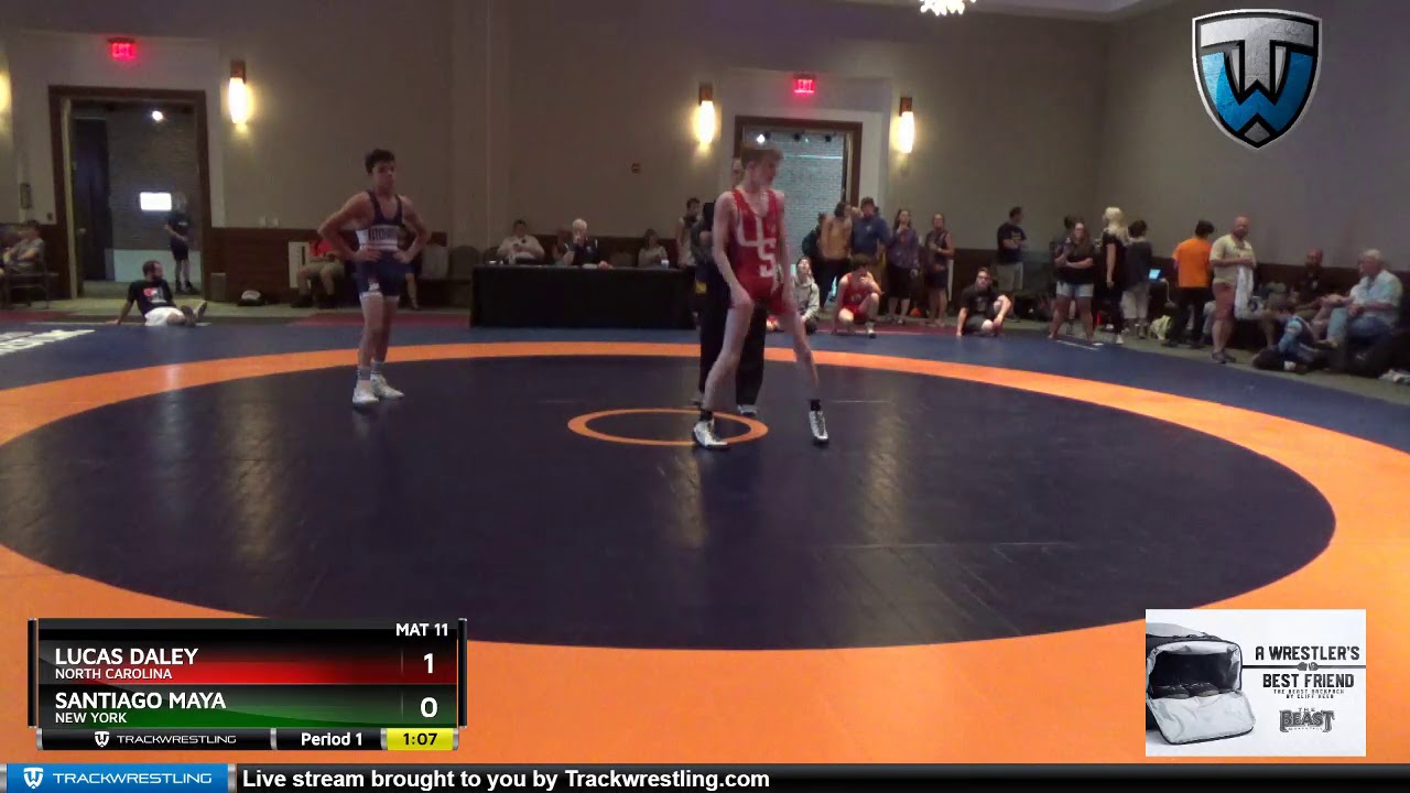 16U 113 Lucas Daley North Carolina Vs Santiago Maya New York - YouTube