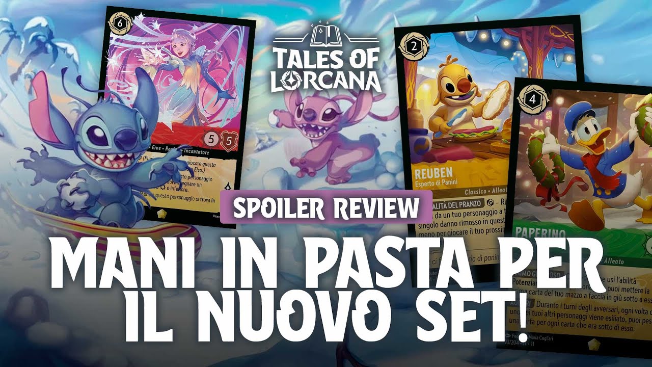 🥪 LOREBOT SU UNA CARTA DI LORCANA?! I migliori 20 spoiler (per ora) di Incanto d'Inverno - YouTube