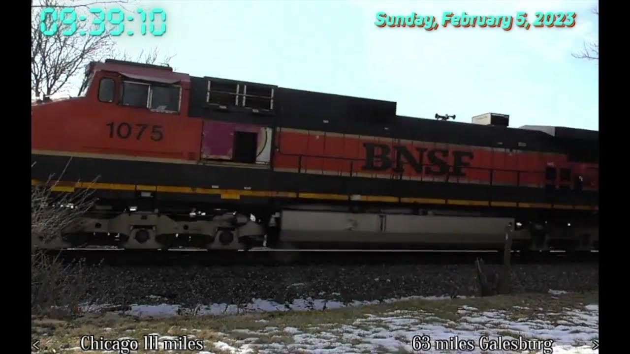 2/5/23 BNSF Mendota Sub Trains w/ H1 Leader, K3Ls, Horrible P3, Amtrak OLS - YouTube