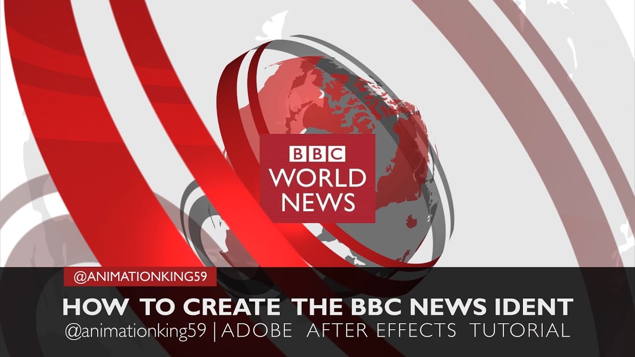 HOW to Create the BBC WORLD NEWS IDENT's - Motion Graphics Design ...