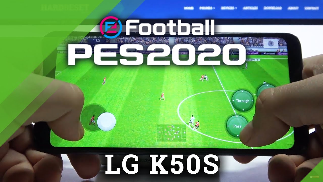 Pro Evolution Soccer Game Test on LG K50S – PES Mobile Gameplay - YouTube