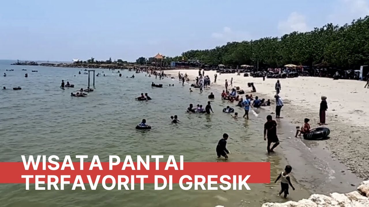 WISATA PASIR PUTIH PANTAI DALEGAN GRESIK 2023 - YouTube