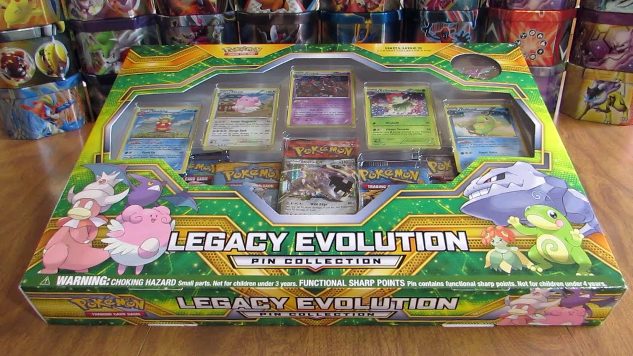 Legacy Evolution Pin Collection Box Opening - YouTube