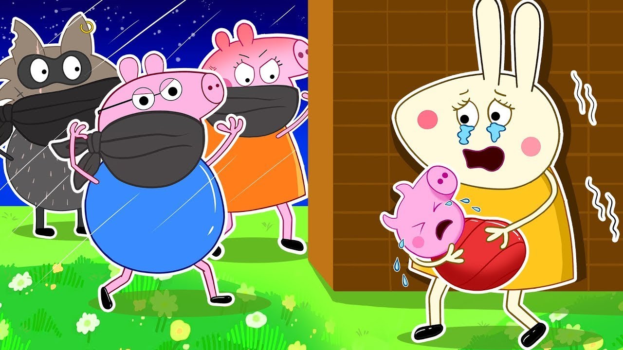 Miss Rabbit Please Save Peppa - Peppa pig Backstory Peppa Pig Funny ...