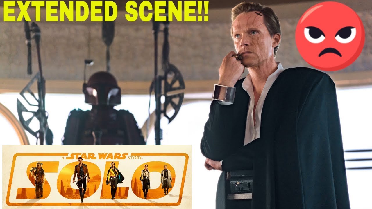 SOLO MEETS DRYDEN VOS EXTENDED SCENE: SOLO A Star Wars Story - YouTube