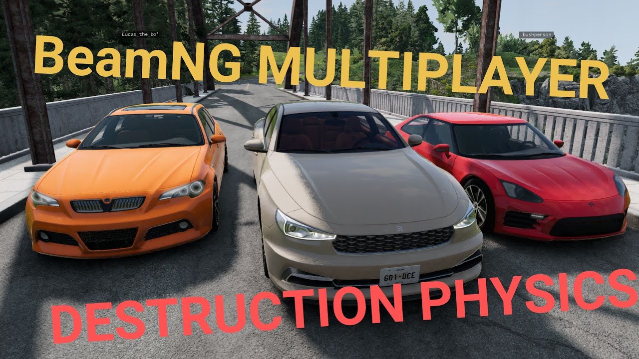 BeamNG Multiplayer is Absolute CHAOS - YouTube