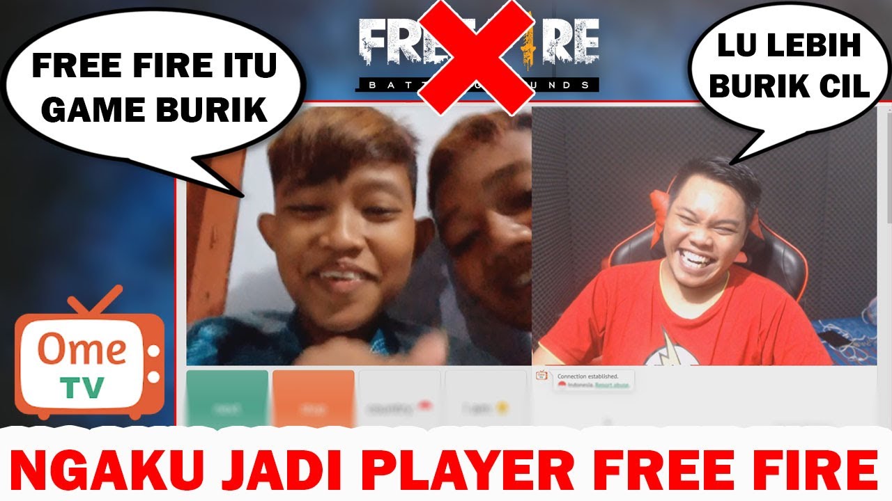 DIKATAIN BOCIL "GAME BURIK" GARA2 NGAKU PLAYER FREE FIRE - OME TV #2 ...