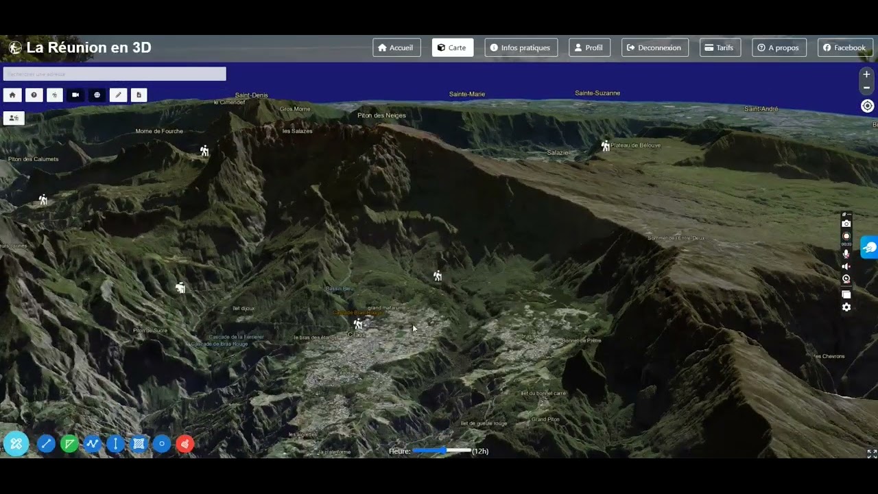Reunion3D.re: L'Ile de La Réunion en 3D haute définition - YouTube