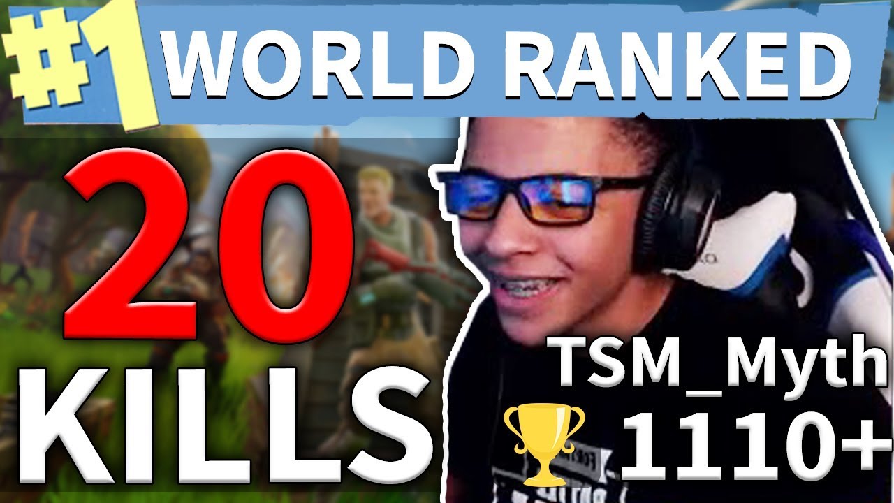Myth's 20 Kills Best Fortnite Solo Game #96 (#1 WORLD RANKED PLAYER ...