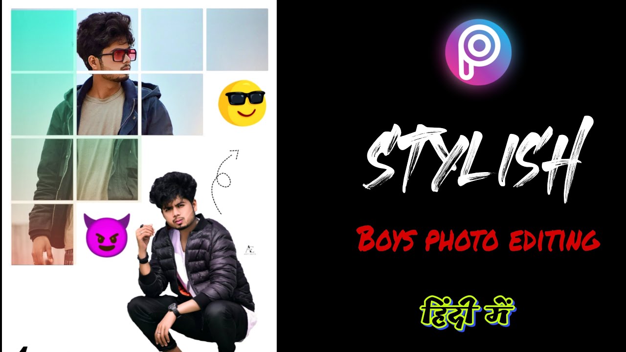 Stylish Boys Photo Editing | PicsArt Background Change Photo Editing ...