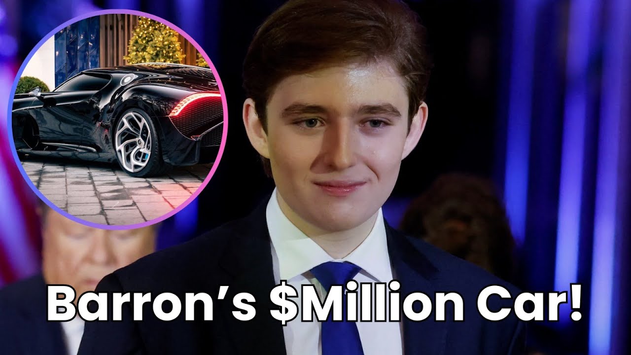 Barron's Car Cost Him Millions, And This Is What It Looks Like - YouTube