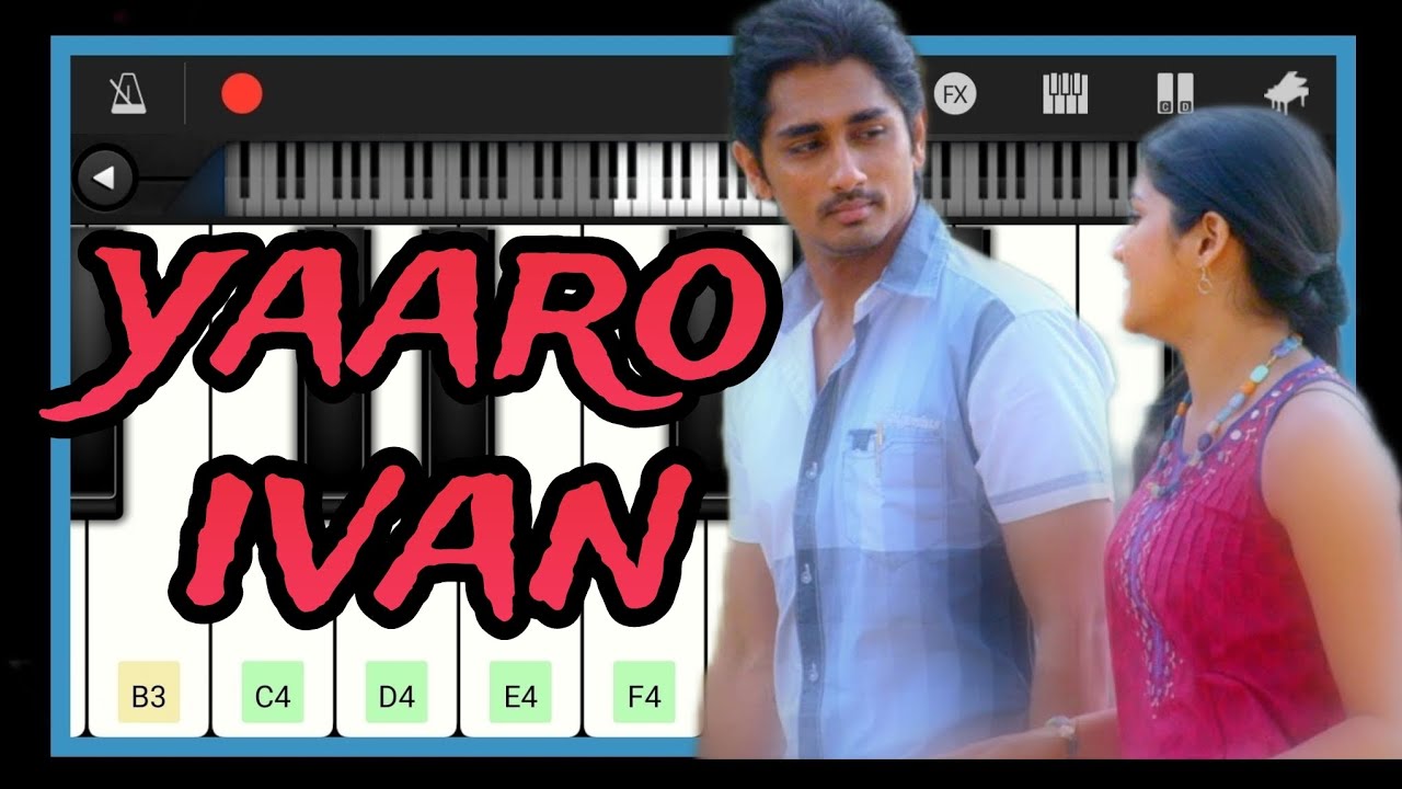 Yaaro Ivan|Piano notes with tutorial |Naveen Piano - YouTube