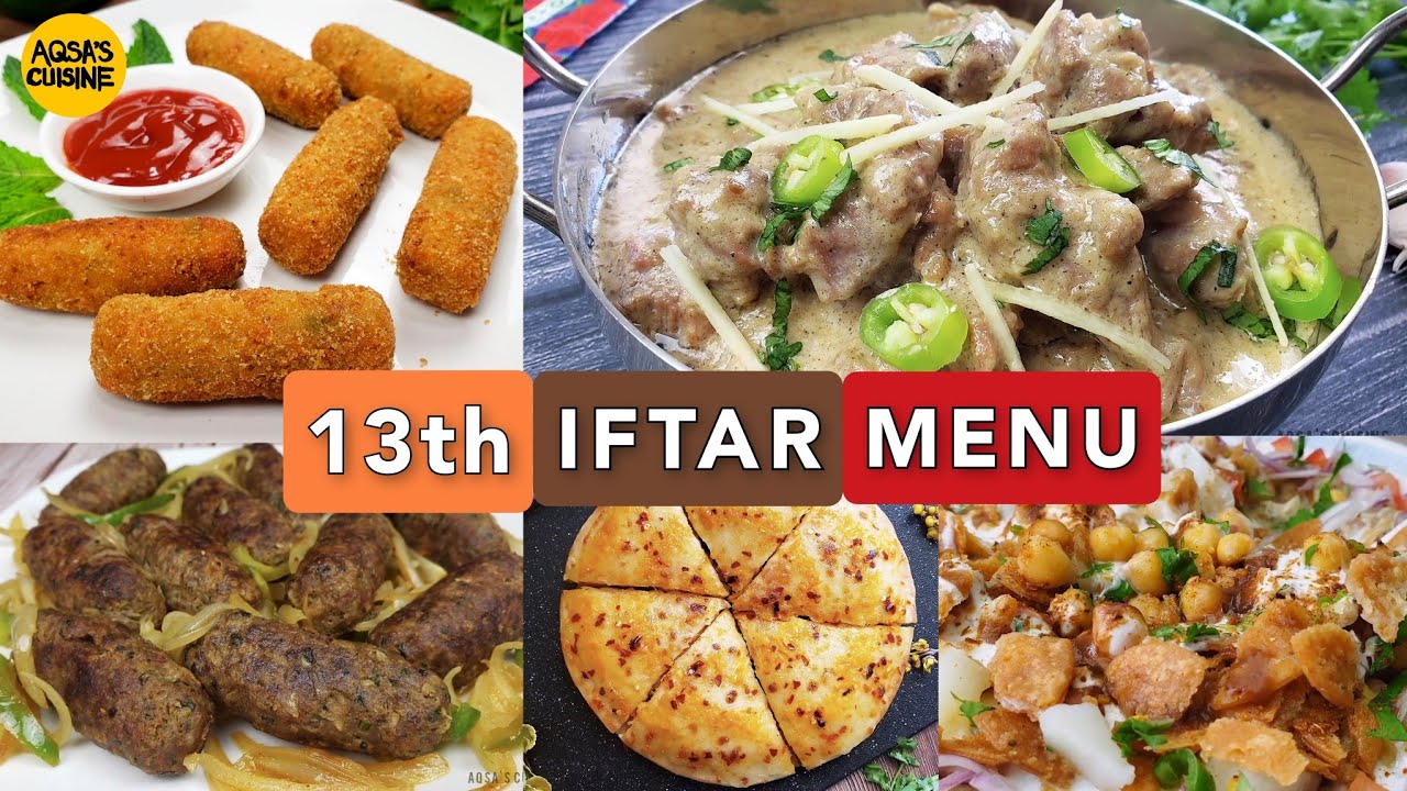 Iftar Recipes Try Something Easy for 13th Iftar ️Ramadan Iftar Menu By ...