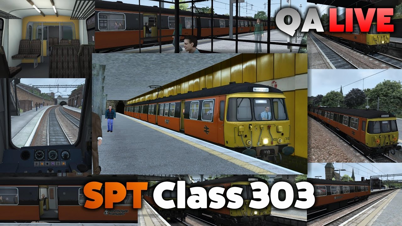 TS 2017 - SPT Class 303: Dalmuir to Motherwell - QA LIVE - YouTube
