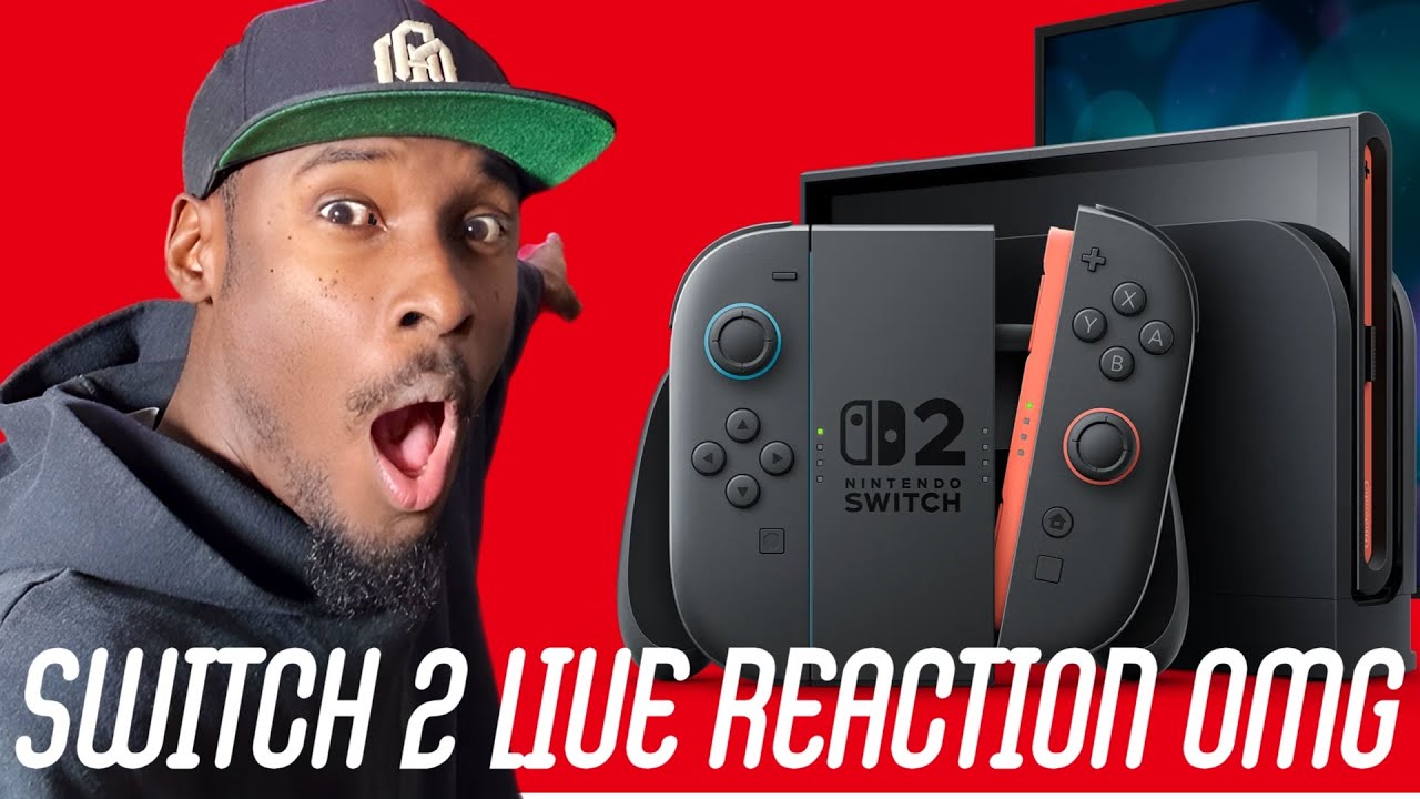 Nintendo Switch 2 Reveal Live REACTION OMG!!!!!! - YouTube