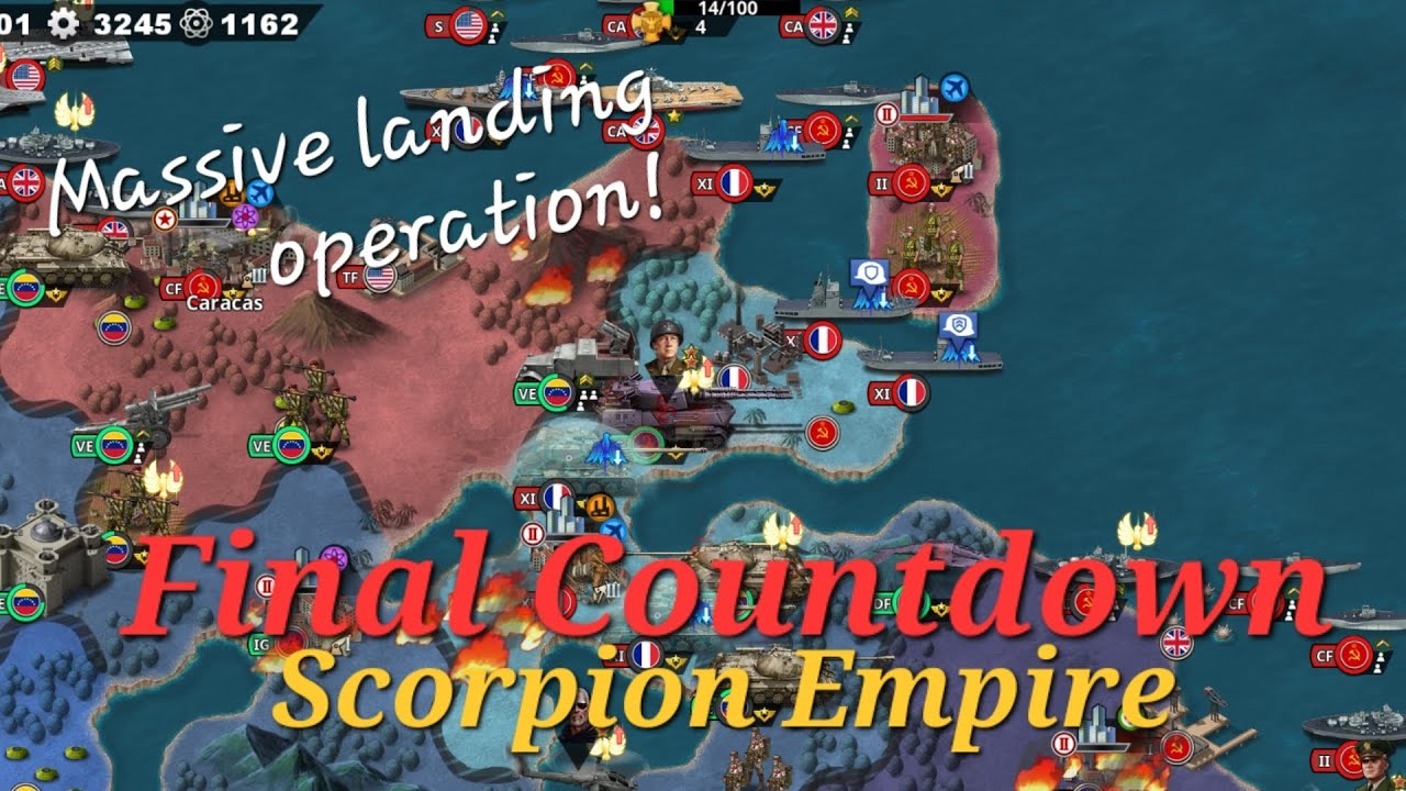 Final Countdown Event Scorpion Empire World Conqueror 4 part 5 - YouTube