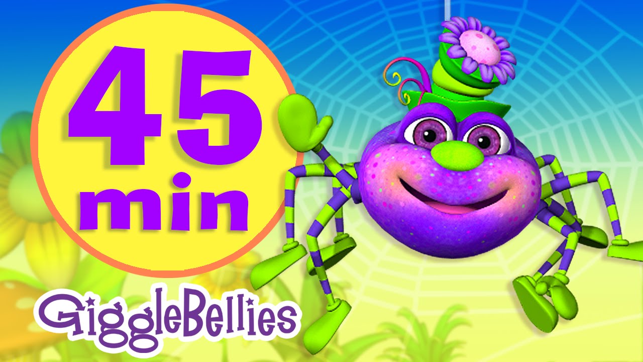 Itsy Bitsy Spider | 16 More Nursery Rhymes | Giggle Bellies - YouTube