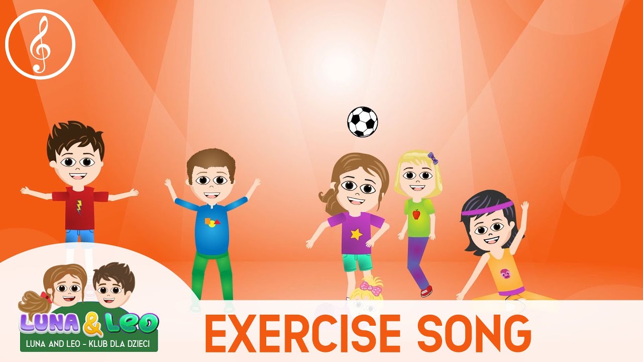 Exercise song 🏋⚽- Jumping and exercising with kids ⛹⚽ - YouTube
