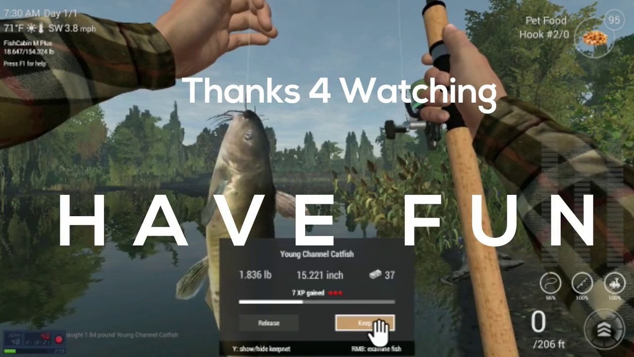 Fishing Planet Ttutorial CatFish MeoW 1 - YouTube