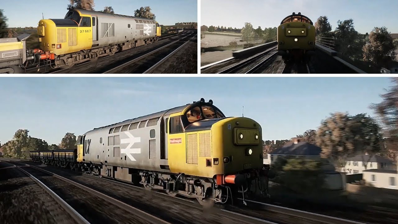 INCESSANT SPEEDING on West Cornwall Local - Class 37 Freight, Penzance ...