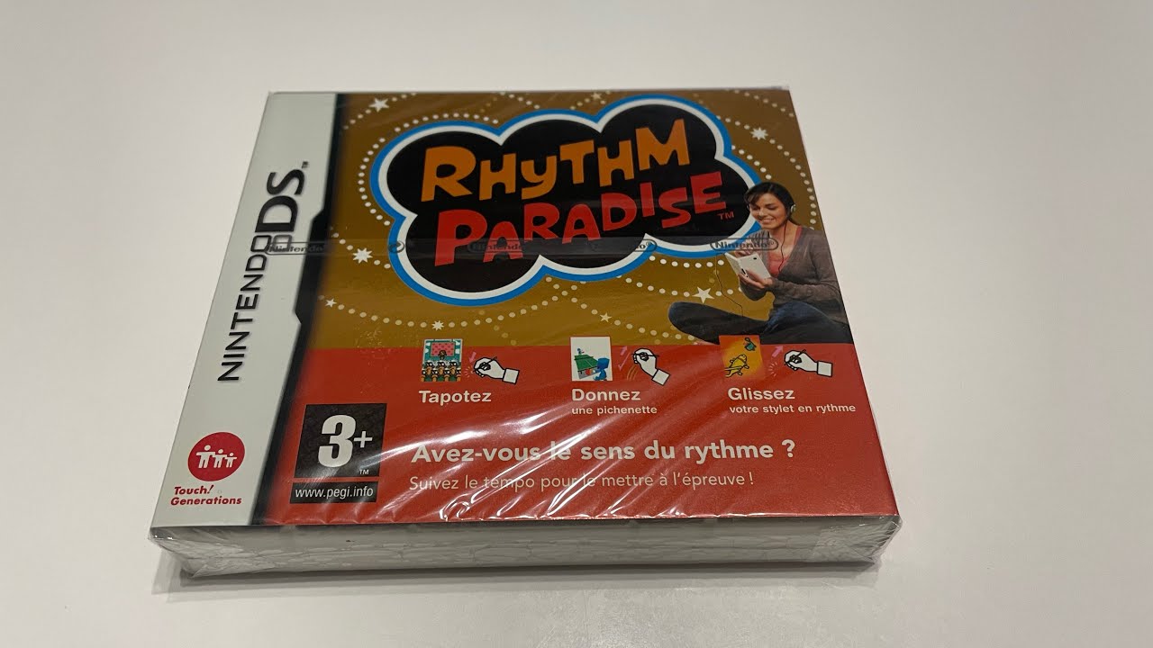 Rhythm Paradise DS - retro unboxing 😉 - YouTube
