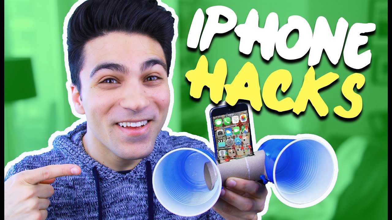 10 AMAZING iPHONE LIFE HACKS | Daniel Coz - YouTube