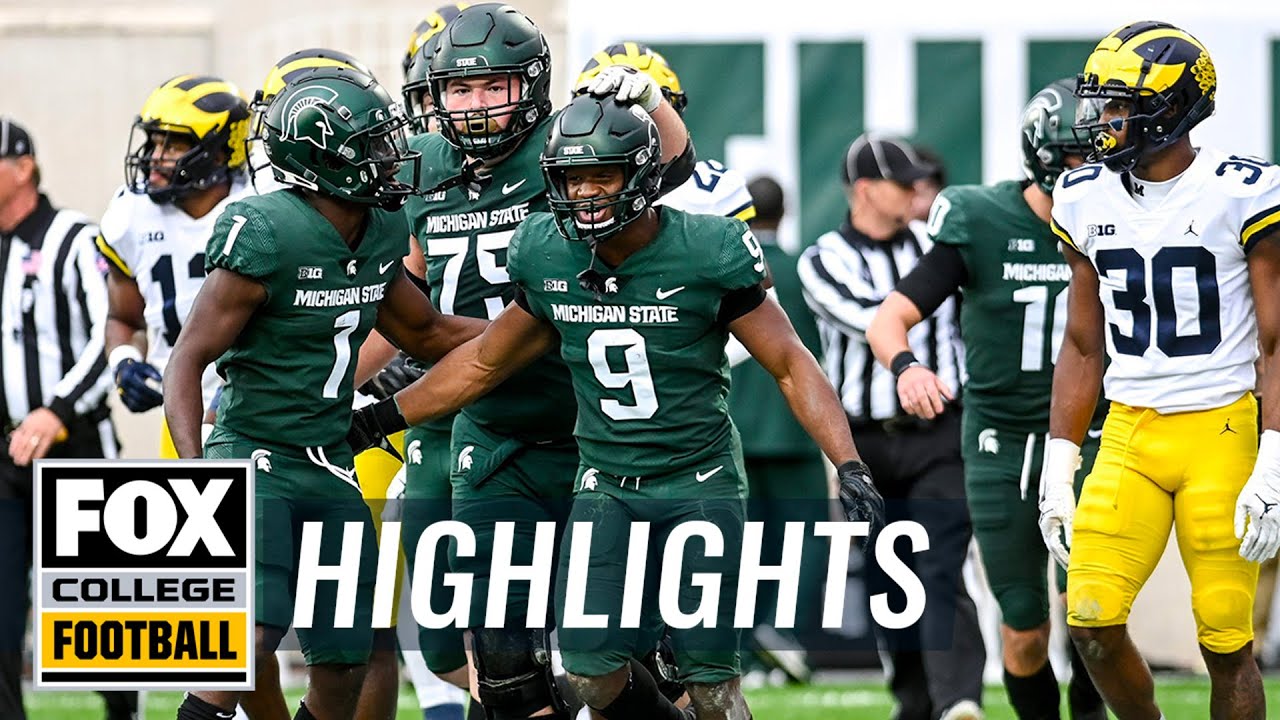 Kenneth Walker's huge day lifts Michigan State over Michigan, 37-33 ...
