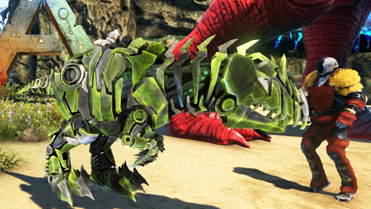 Ark Survival Evolved - MECHA GIGA BABY, UNDERGROUND WORLD - Modded ...