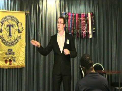 Scott Shanks C6 Toastmaster Speech - YouTube
