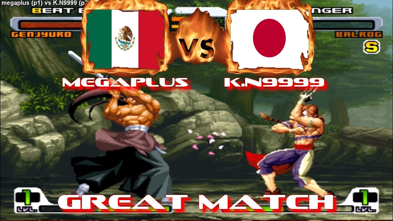 SVC Chaos - SNK vs Capcom Plus - megaplus (MEX) VS (JPN) K.N9999 ...