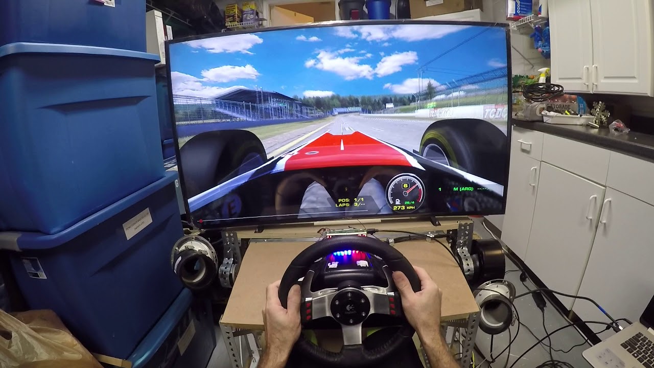 Testing simulator whit helmet cam - YouTube