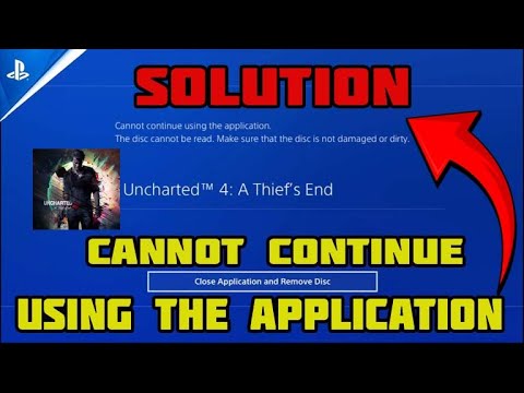PS4 Cannot continue using the Application.Disc Cannot Be Read Problem Solution In Tamil | 2024 ...