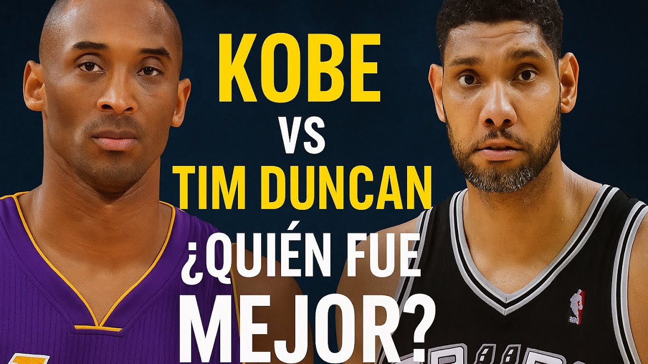 Kobe Bryant vs Tim Duncan 🐍🔥 ¿Quién fue REALMENTE mejor en la NBA ...
