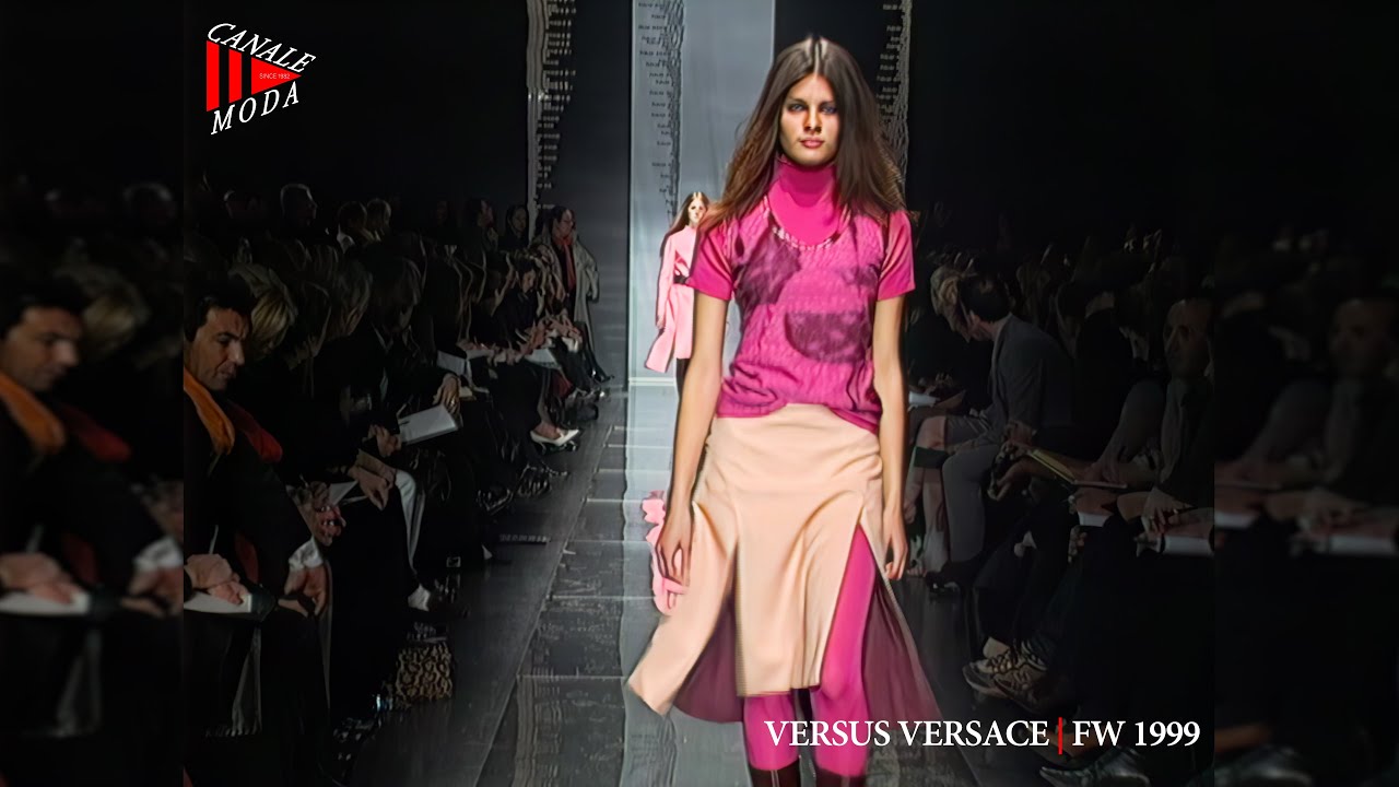 VERSUS by VERSACE Fall 1999 Milan 4K - Canale Moda - YouTube