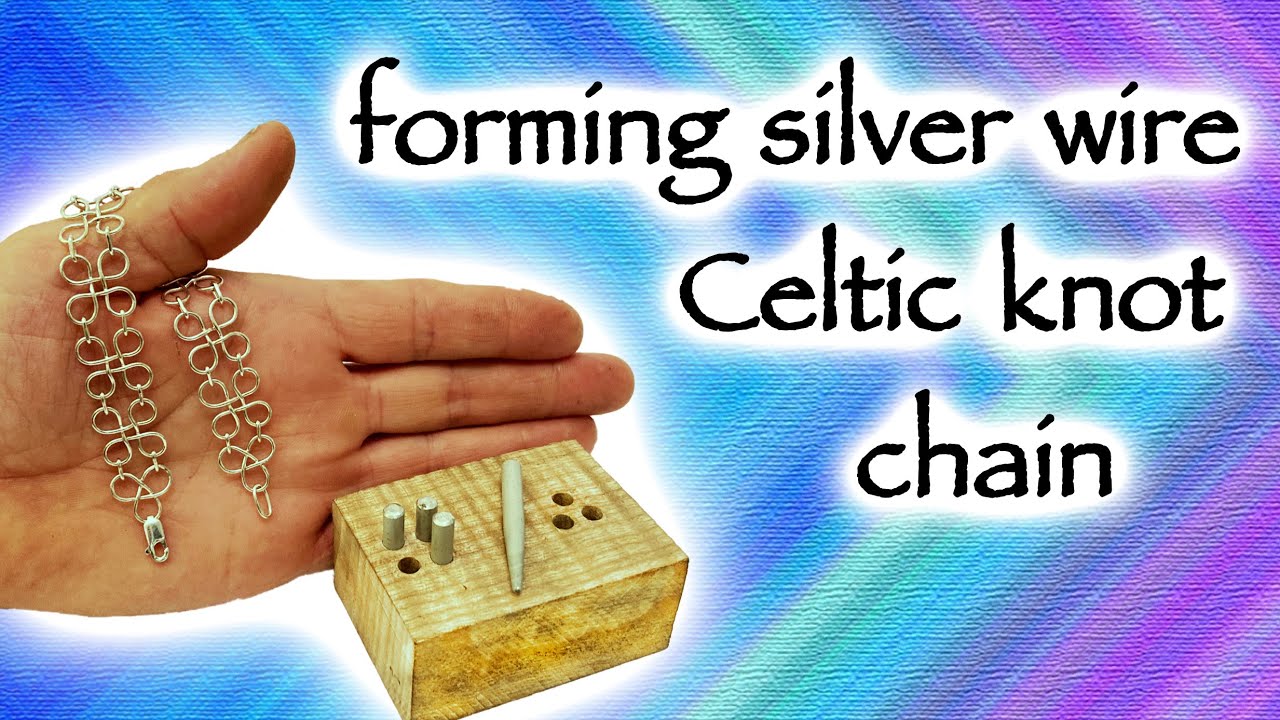 beginners guide how to make Celtic knot silver wire bracelet tutorial ...