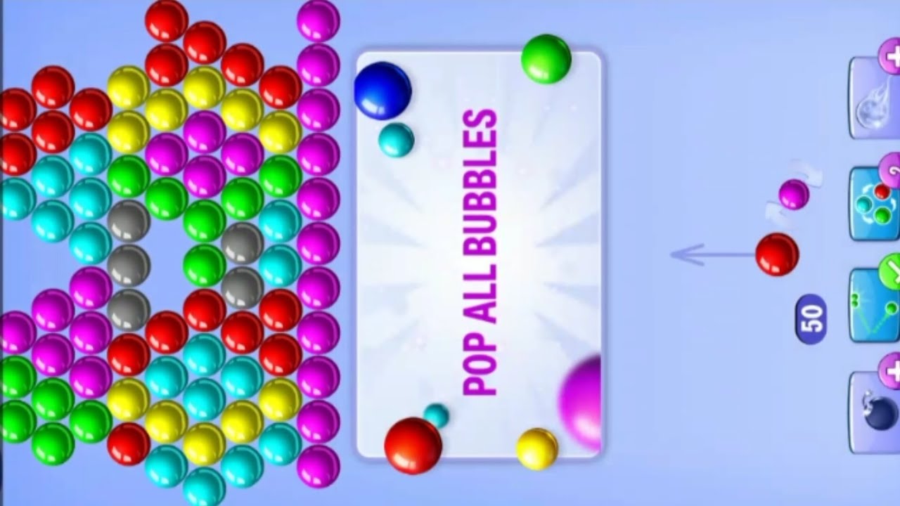 Bubble Shooter Game || Popping The Bubbles Game || Bubble Shooter - YouTube