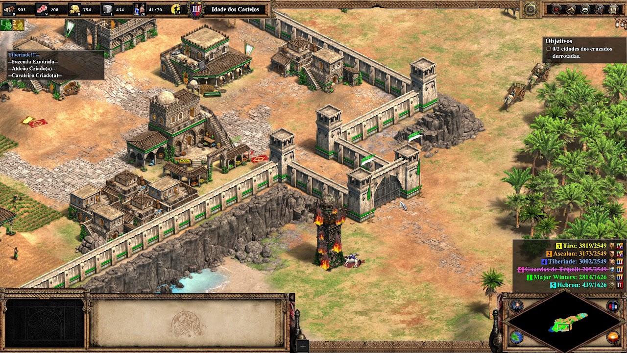 Age of Empires II Definitive Edition Saladino Missão 5 Jihad - YouTube