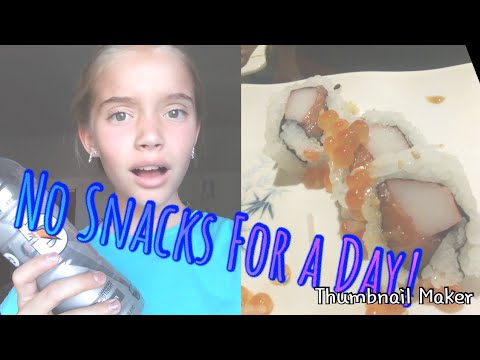 I shouldn't of done this! (No snacks for a day!) - YouTube