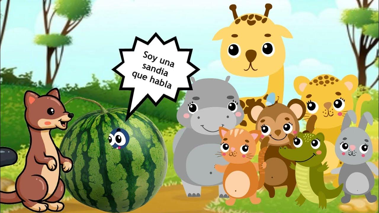 Anansi y la sandia que hablaba #cuentos #anansi - YouTube