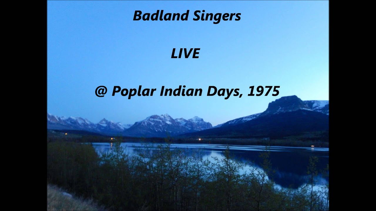 Badland Singers LIVE @ Poplar Indian Day Powwow 1975 - YouTube