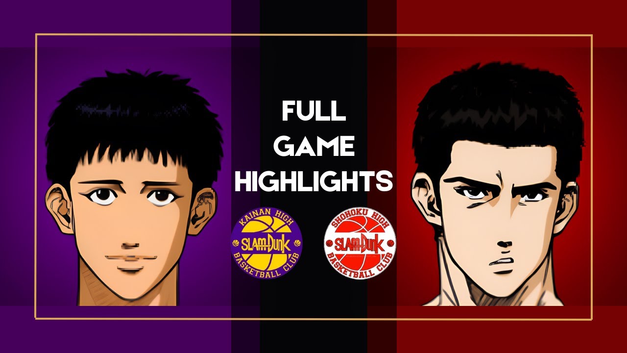 SHOHOKU High at KAINAN High | FULL GAME HIGHLIGHTS | NBA 2K14 Modded to ...