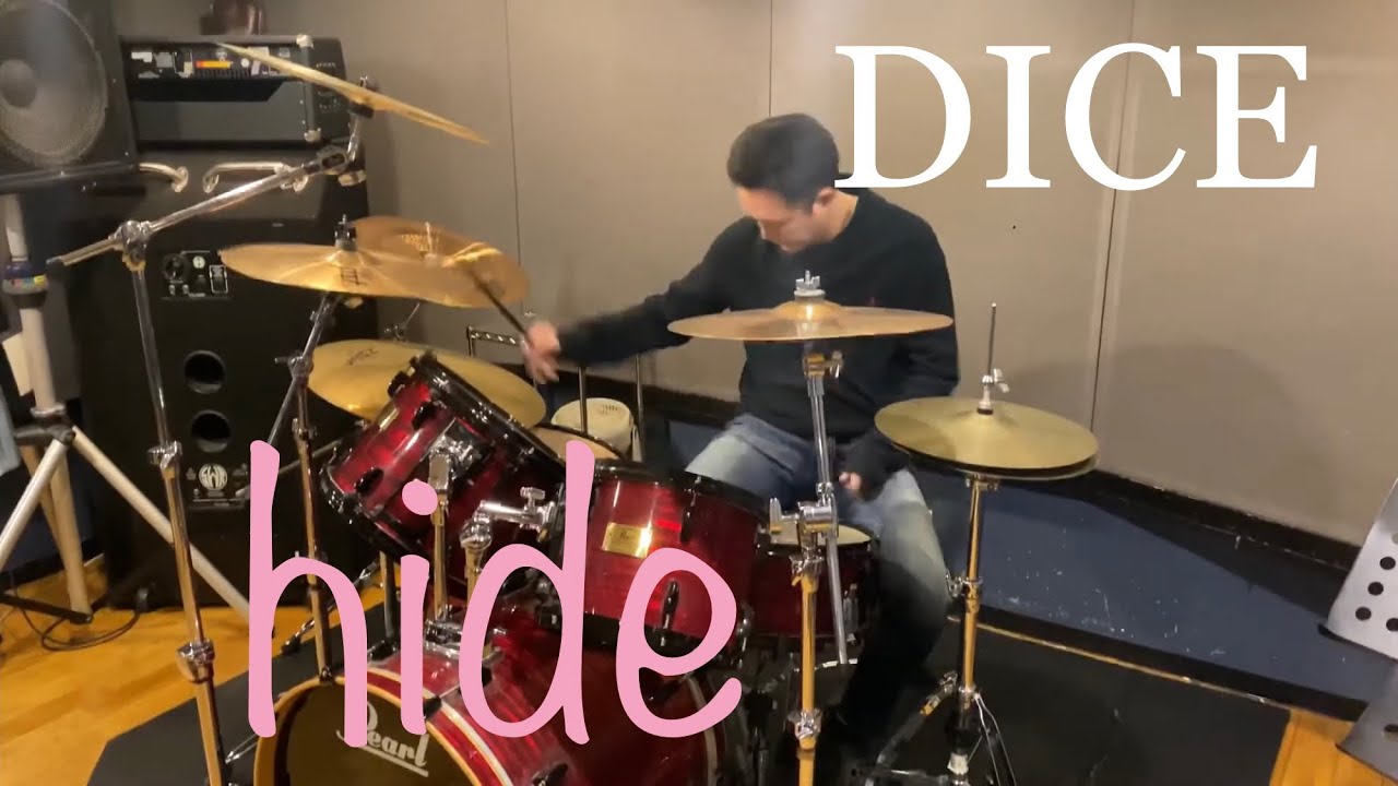【叩いてみた】 DICE／hide - YouTube