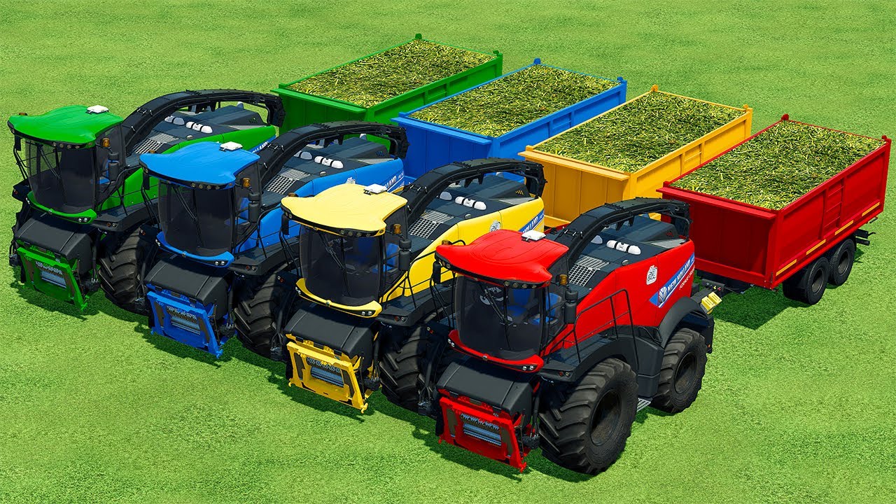 MAKE AND TRANSPORT CHAFF WITH NEW HOLLAND FORAGE HARVESTERS - Farming ...