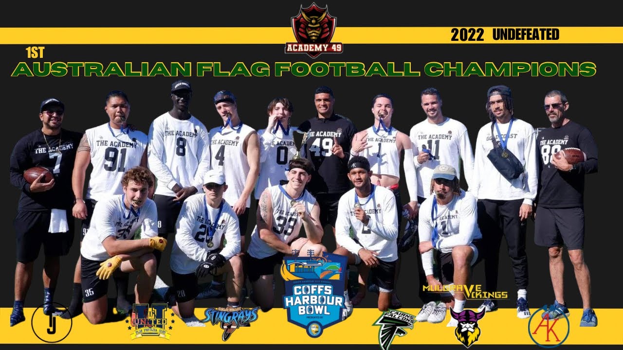 Flag Football Australian Champions 1st in History 🇦🇺 Coffs Harbour Bowl ...