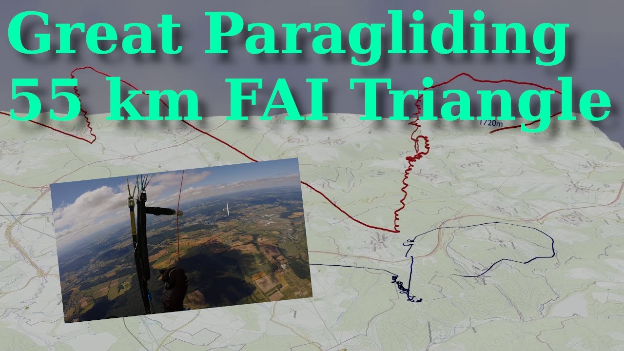 Great Paragliding Day # 55 km FAI Triangle - YouTube