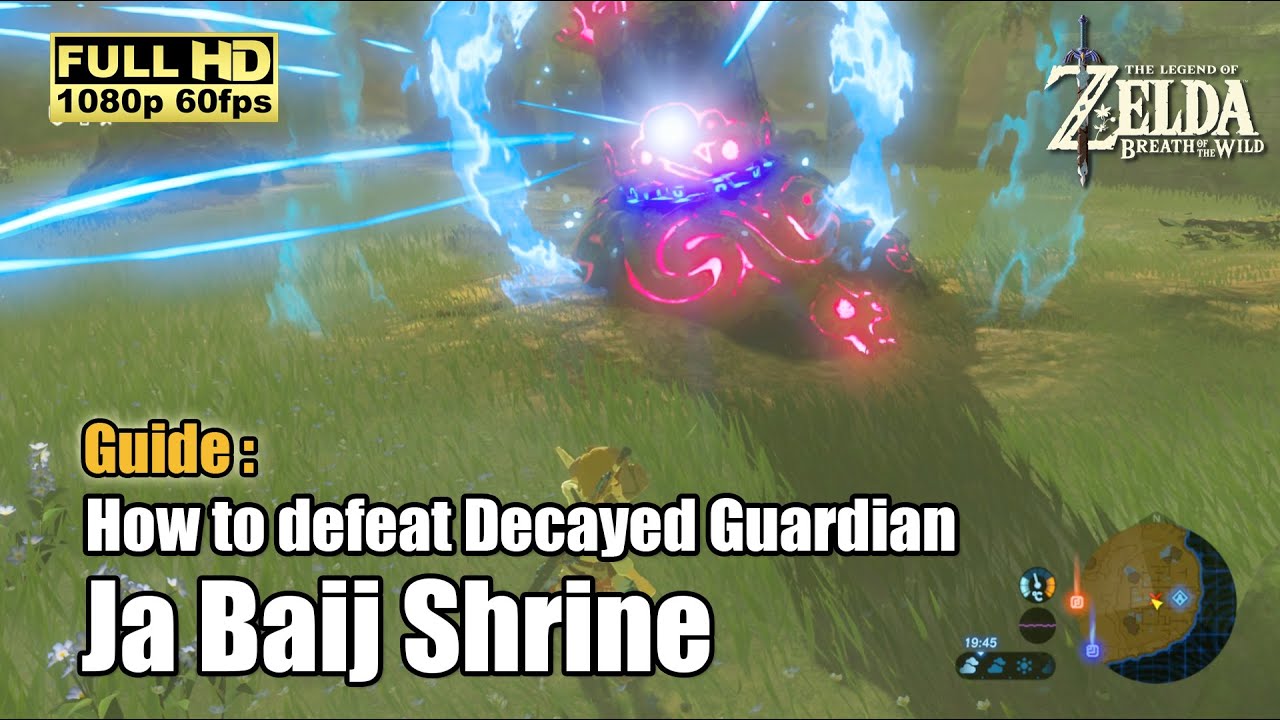 Guide : How to defeat Decayed Guardian in Ja Baij Shrine - Zelda BotW ...