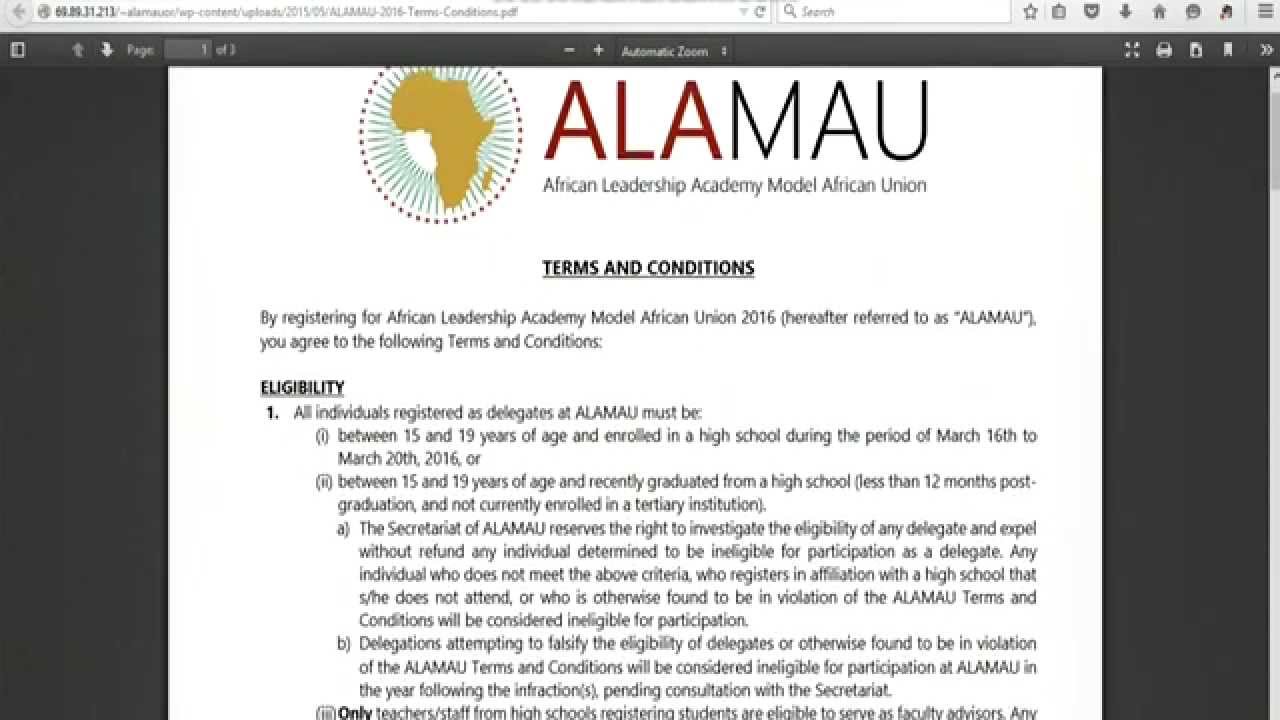 How to Apply to ALAMAU 2016 Conference! - YouTube