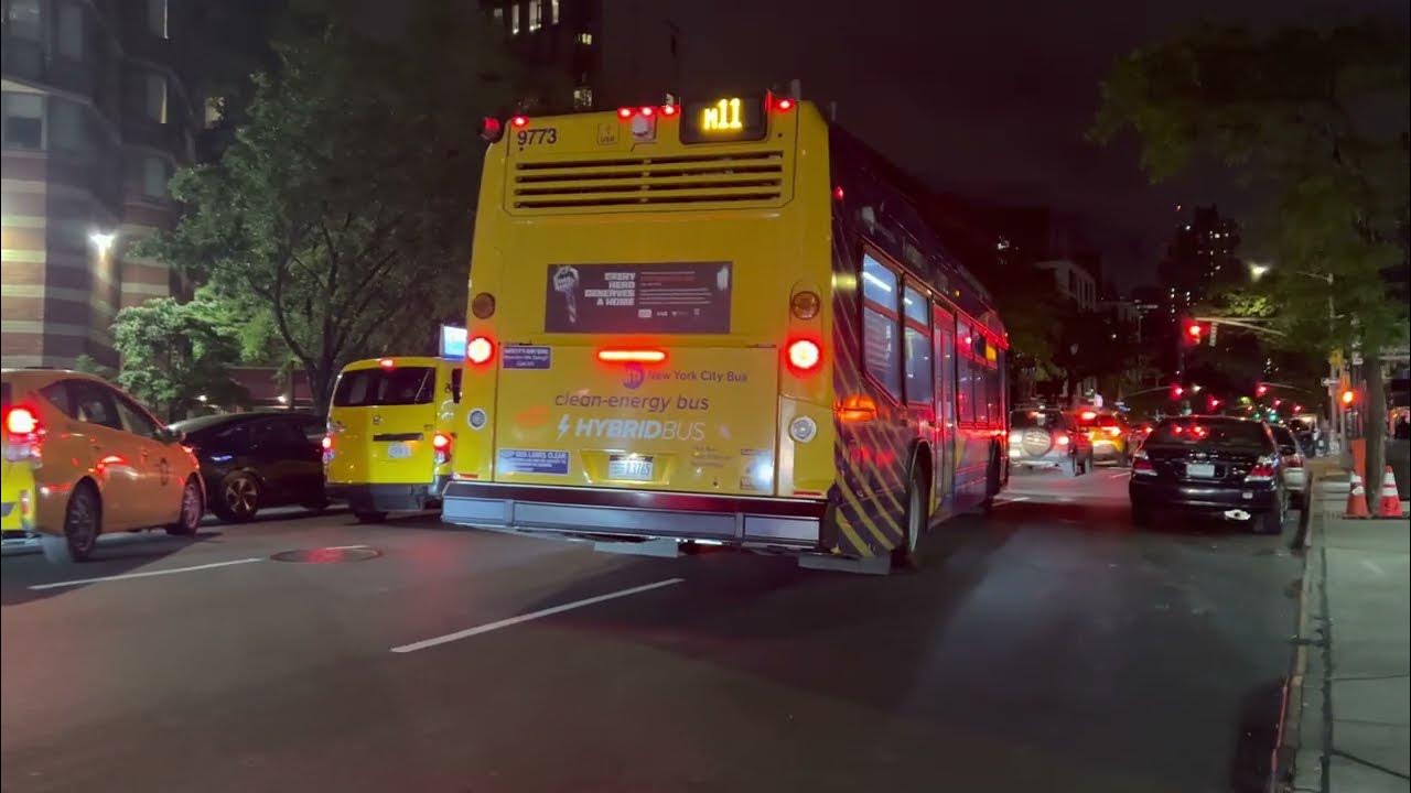MTA New York City Bus 2020-21 NovaBUS LF40102 “LFS” 9773 on Route M11 - YouTube